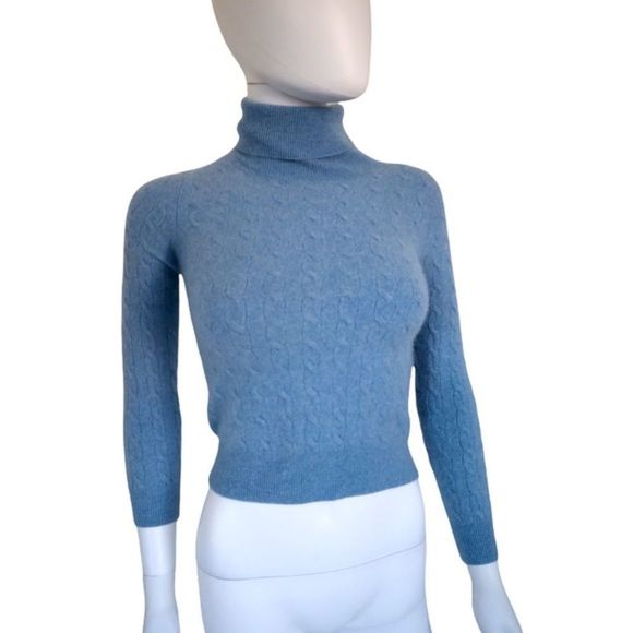 Madison Studio | Sweaters | Vintage Madison Studio Blue Cashmere ...